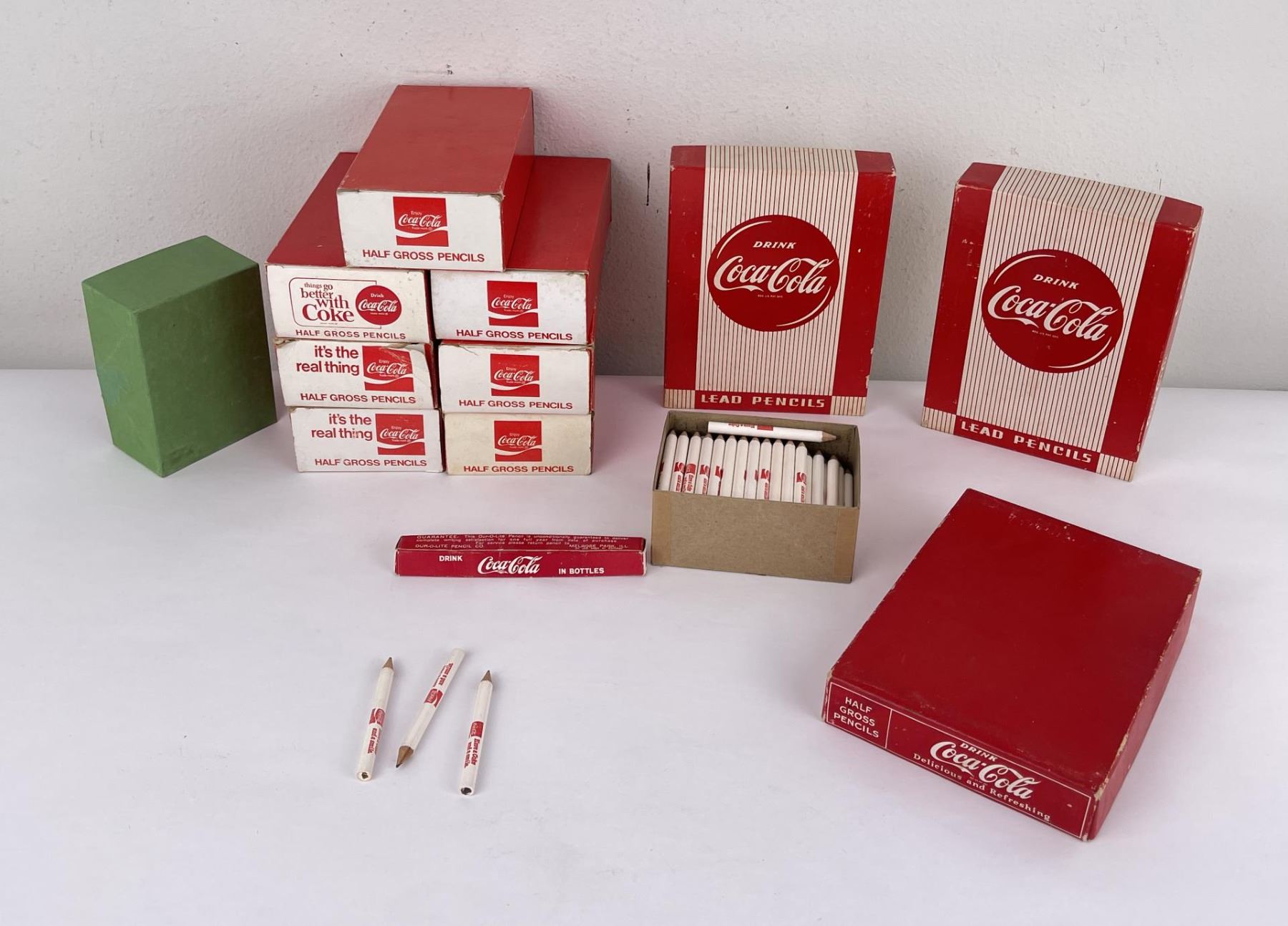 Group of Coca Cola Pencils