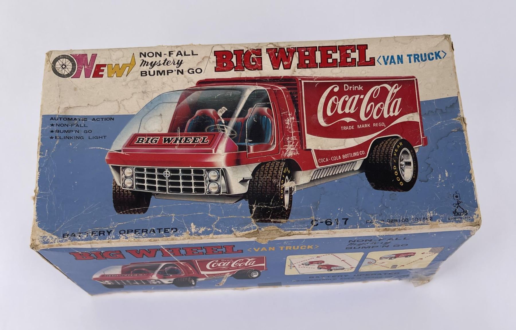 1970s Coca Cola Taiyo Bump 'n Go Toy Truck
