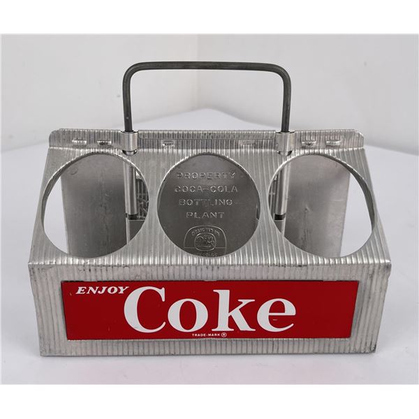 Coca Cola Metal Six Bottle Carrier