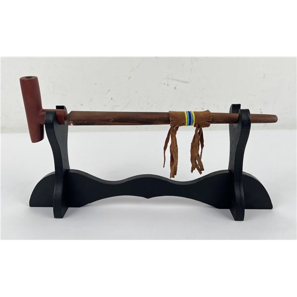 Pipestone Native American Indian Peace Pipe