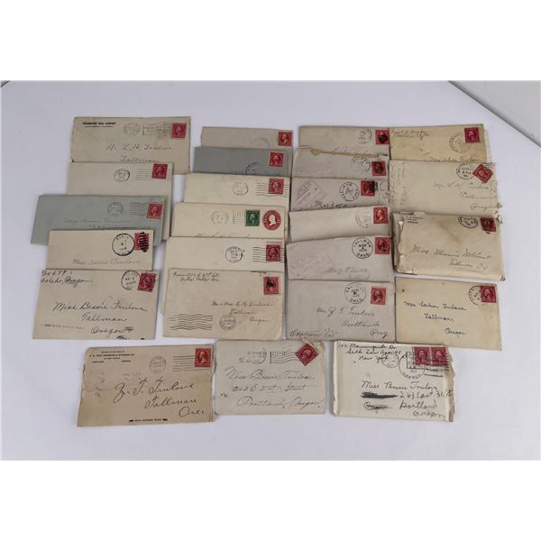 George Washington Red 2c Stamped Letters