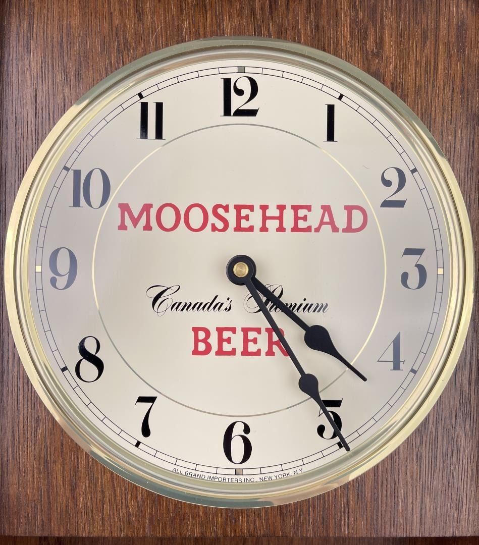 Moosehead Beer Wall Clock