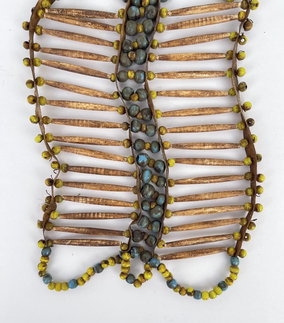 Plains Native American Indian Hairpipe Breastplate