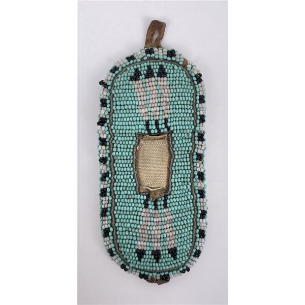 Plains Native American Indian Beaded Tomahawk Drop