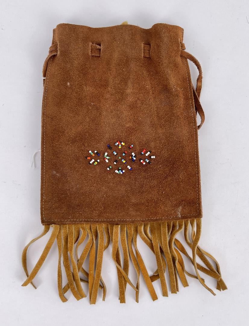 Plains Native American Indian Beaded Pouch