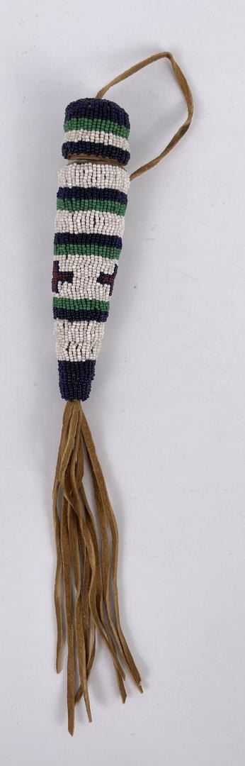 Plains Native American Indian Beaded Awl Case