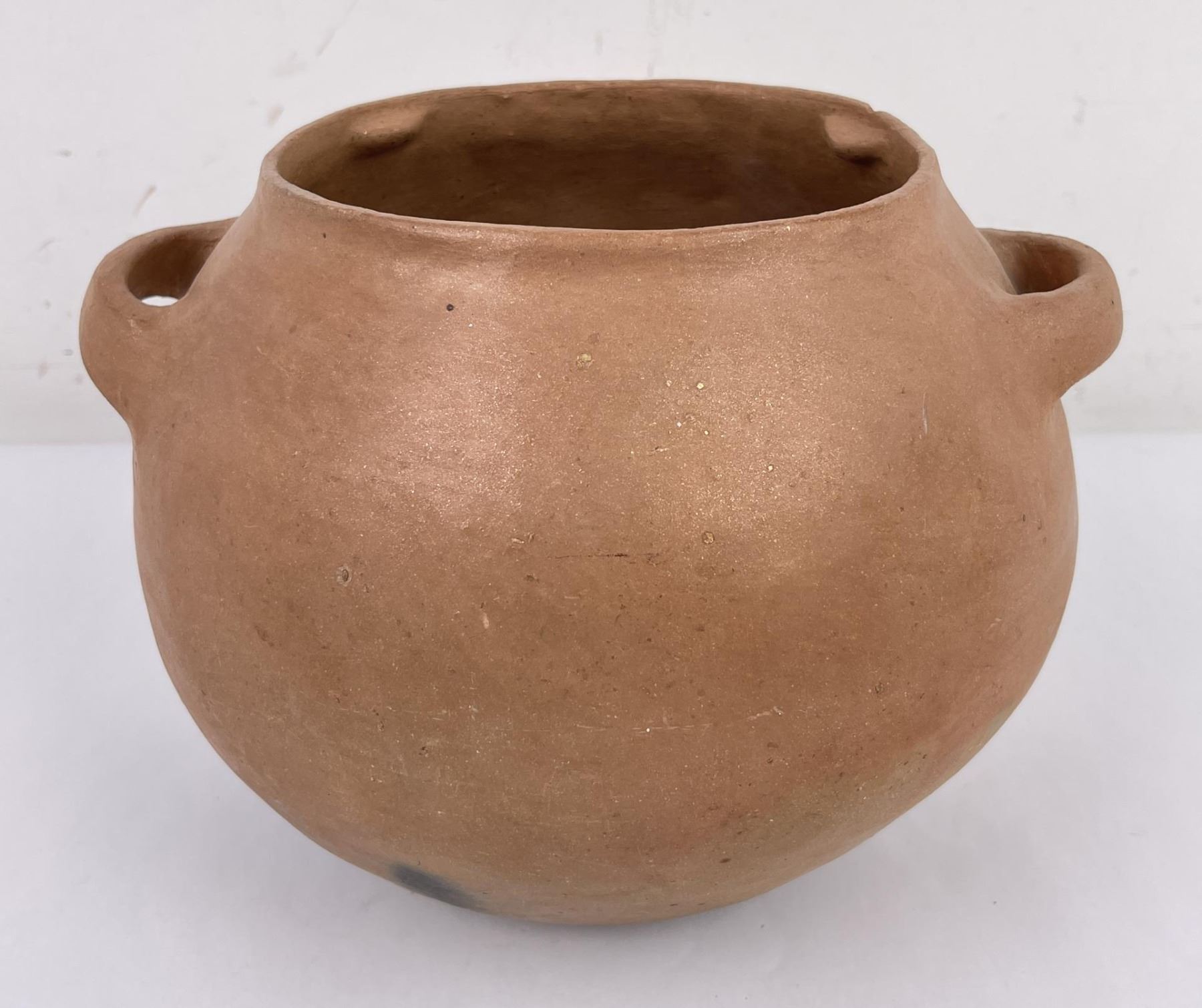 Nambe Micaceous Jar Native American Indian Pot