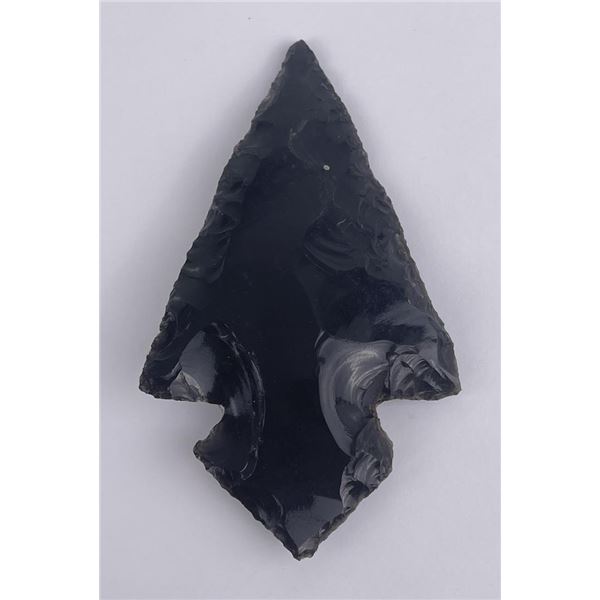 Large Obsidian Native American Indian Arrowhead