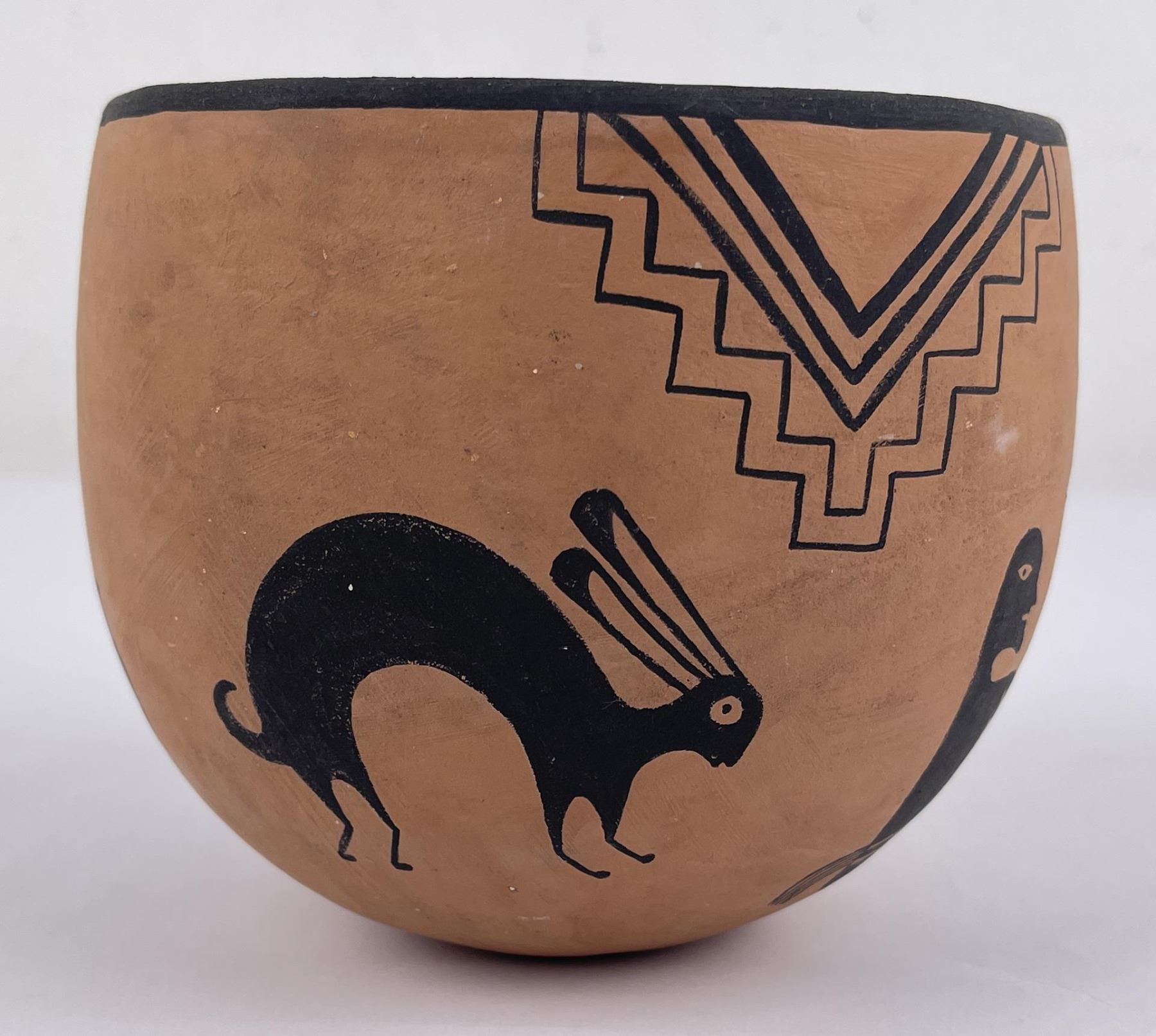 Apple Blossom Native American Indian Pot