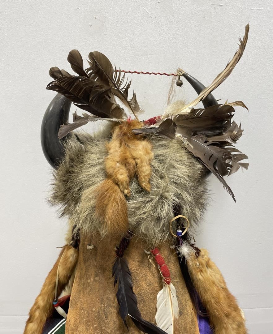 Plains Native American Indian Buffalo Headdress