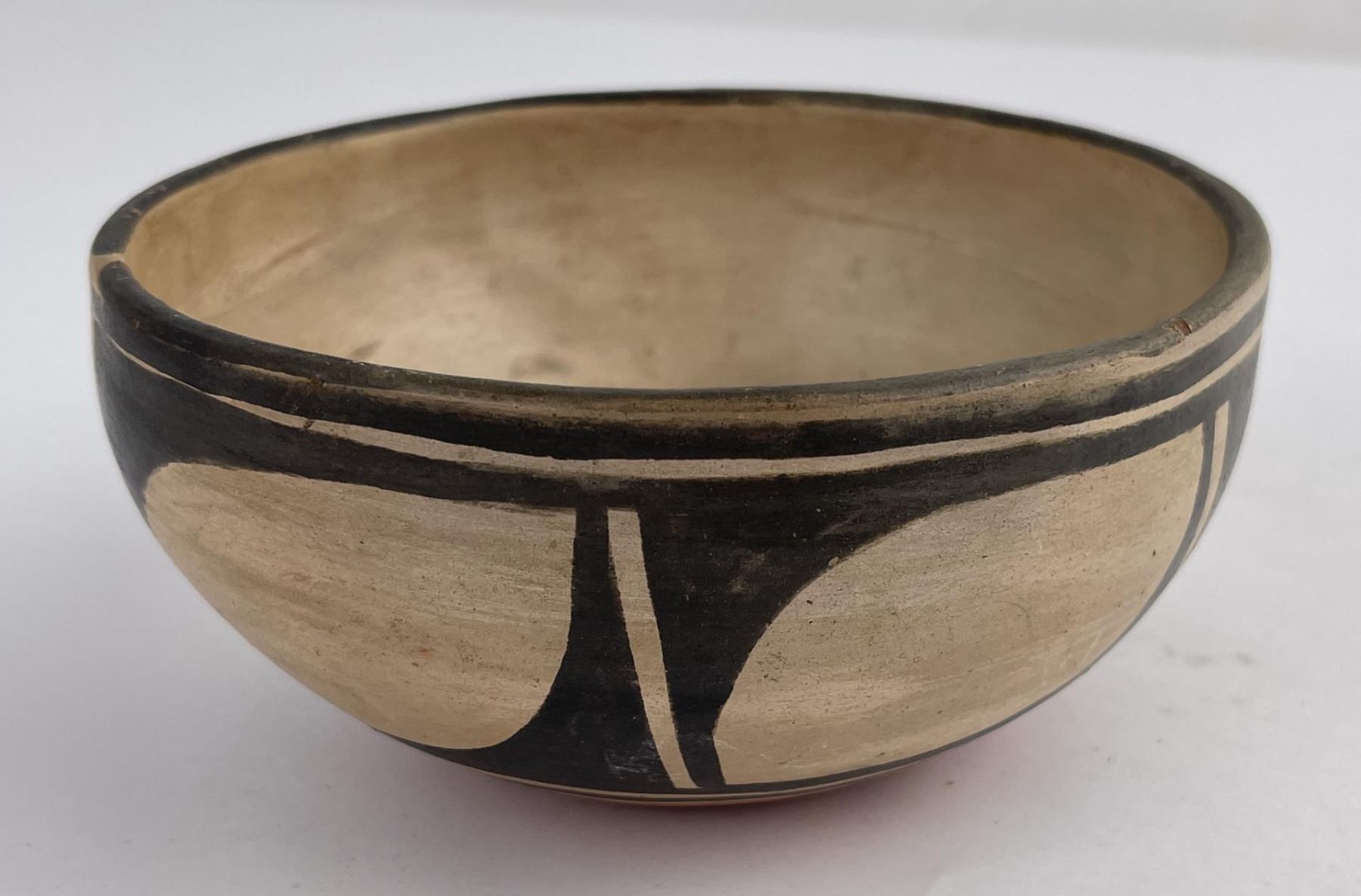 Antique Zia Indian Pottery Bowl