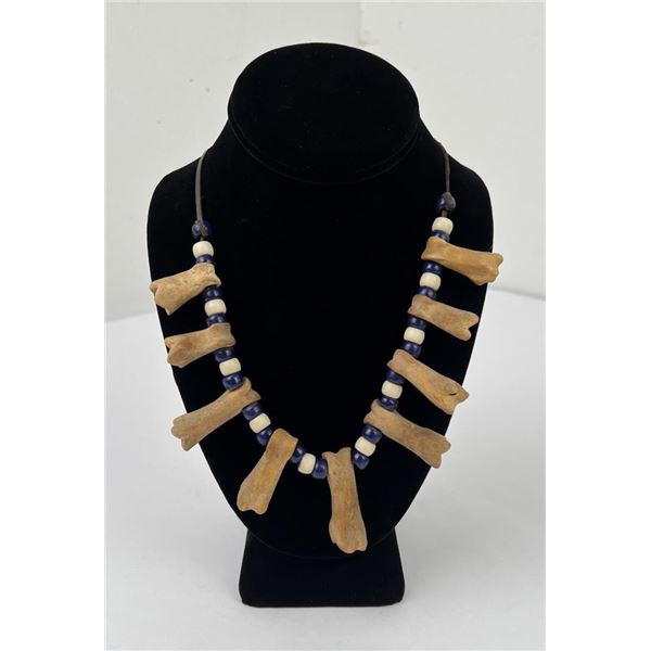 Native American Indian Bone Necklace