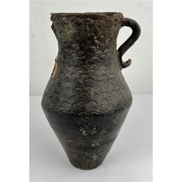 Ancient Corrugated Navajo Indian Pot