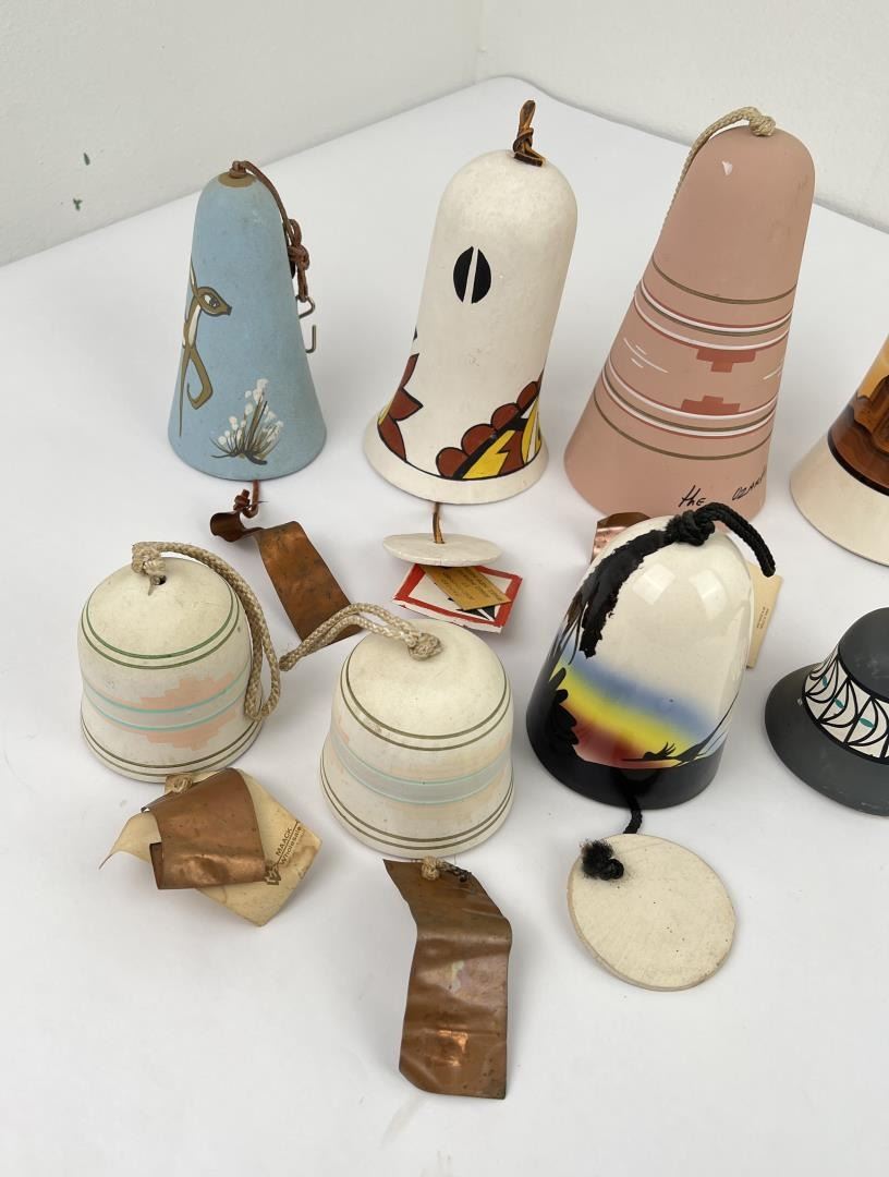 Native American Indian Pottery Bells
