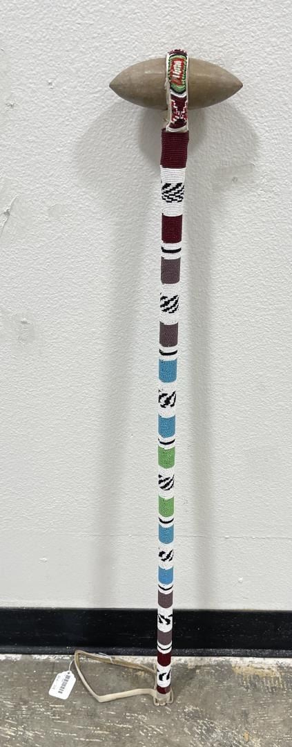 Plains Native American Indian Stone War Club