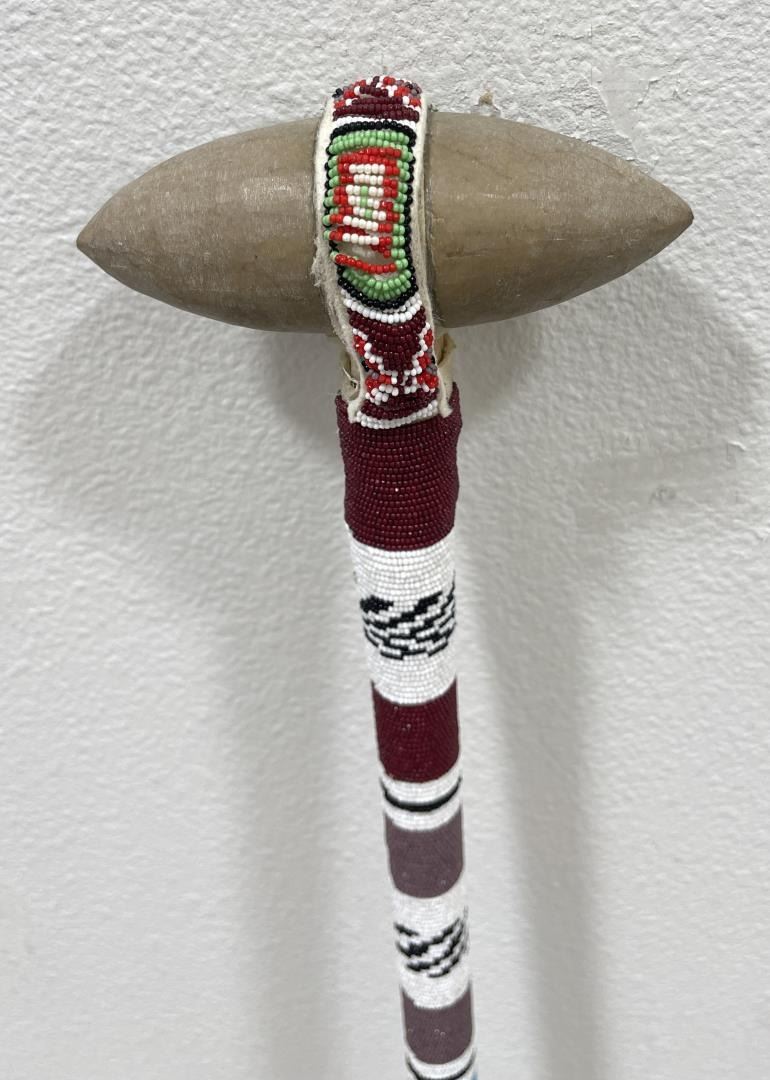 Plains Native American Indian Stone War Club