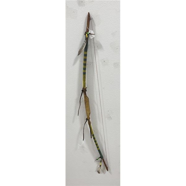 Plains Native American Indian Beaded Bow