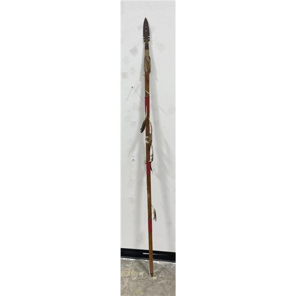 Plains Native American Indian Buffalo Spear Lance