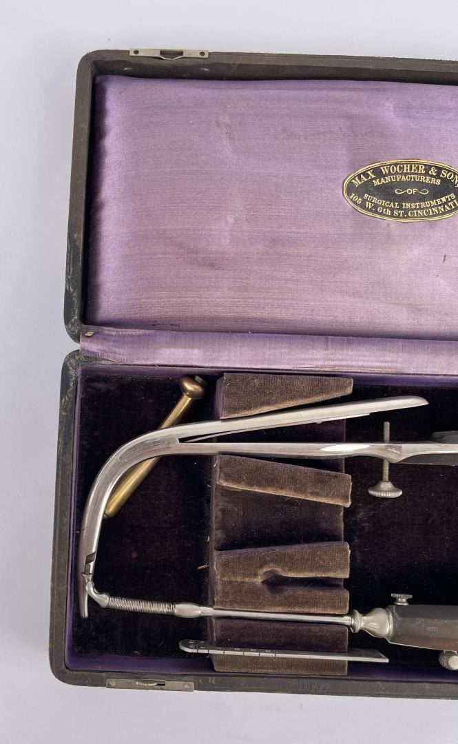 Antique Diphtheria Intubation Kit Max Wocher