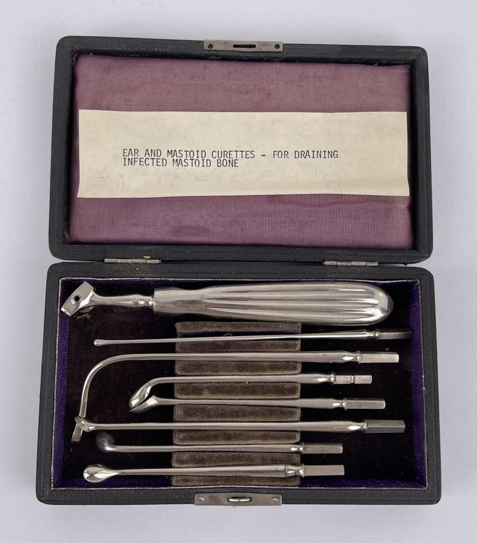 Antique Ear Surgical Set Mastoid Draining