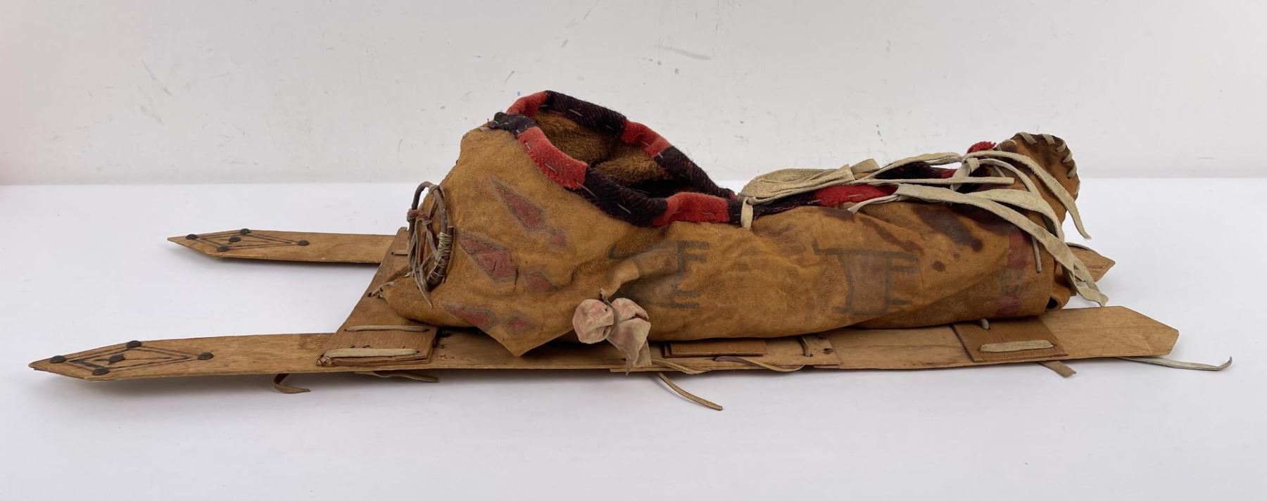 Antique Plains Native American Indian Cradleboard