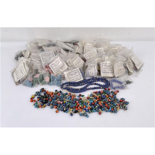 Large Group of Native American Indian Trade Beads