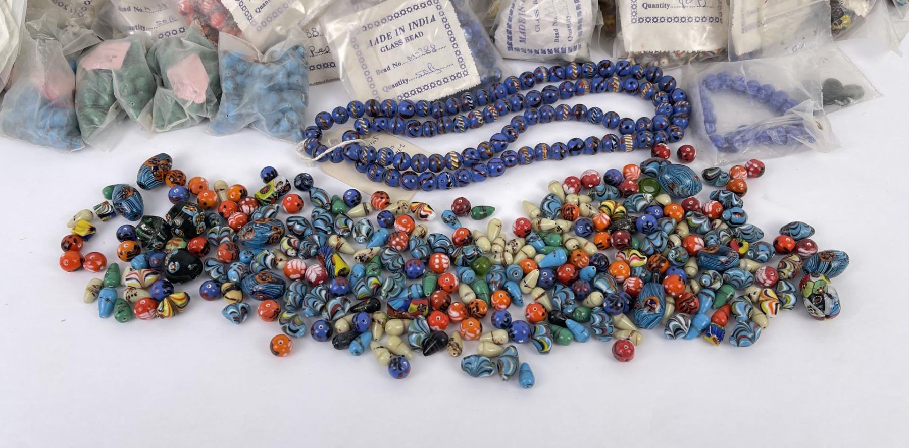 Large Group of Native American Indian Trade Beads