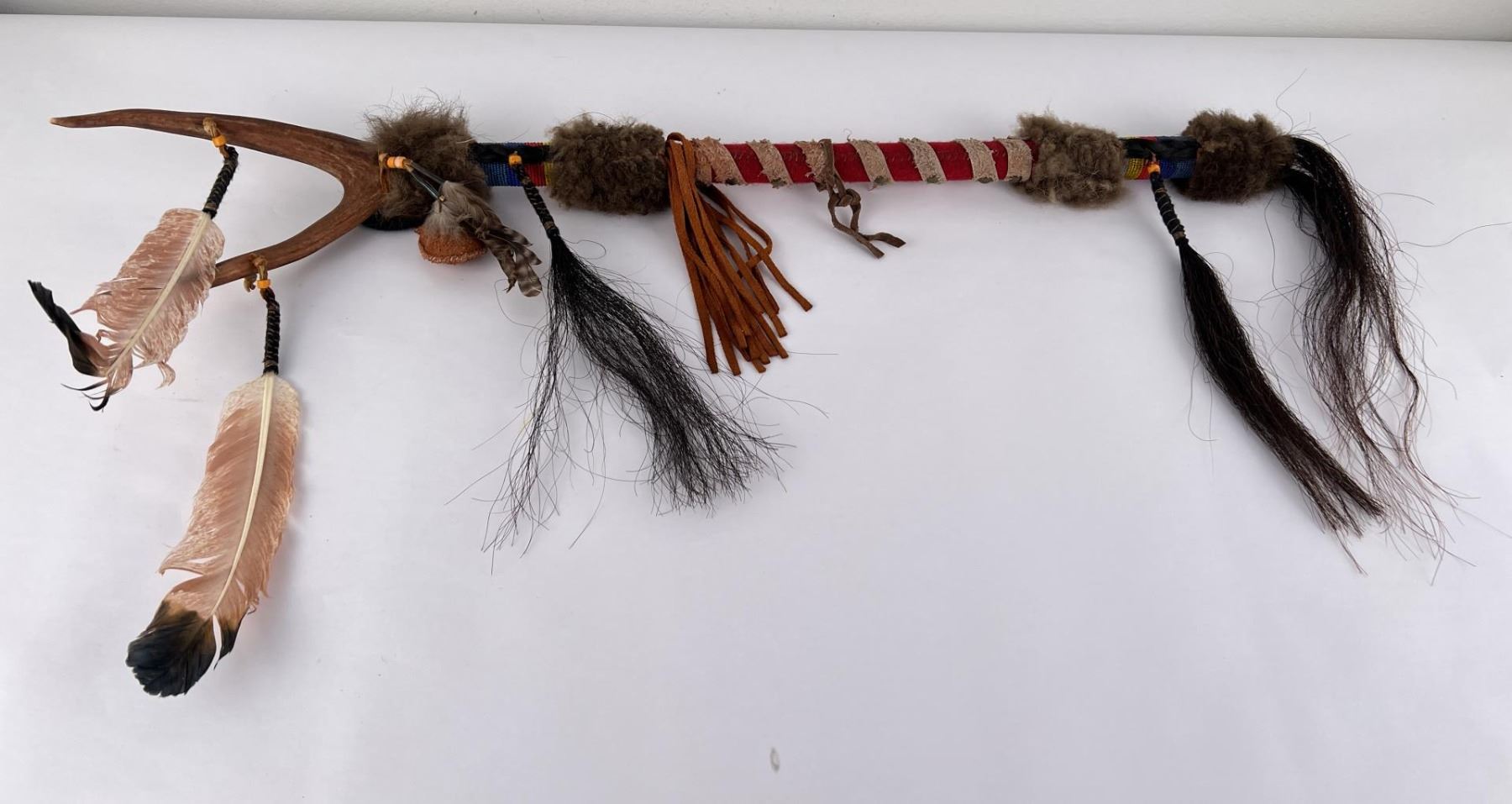 Plains Native American Indian Medicine Man Stick