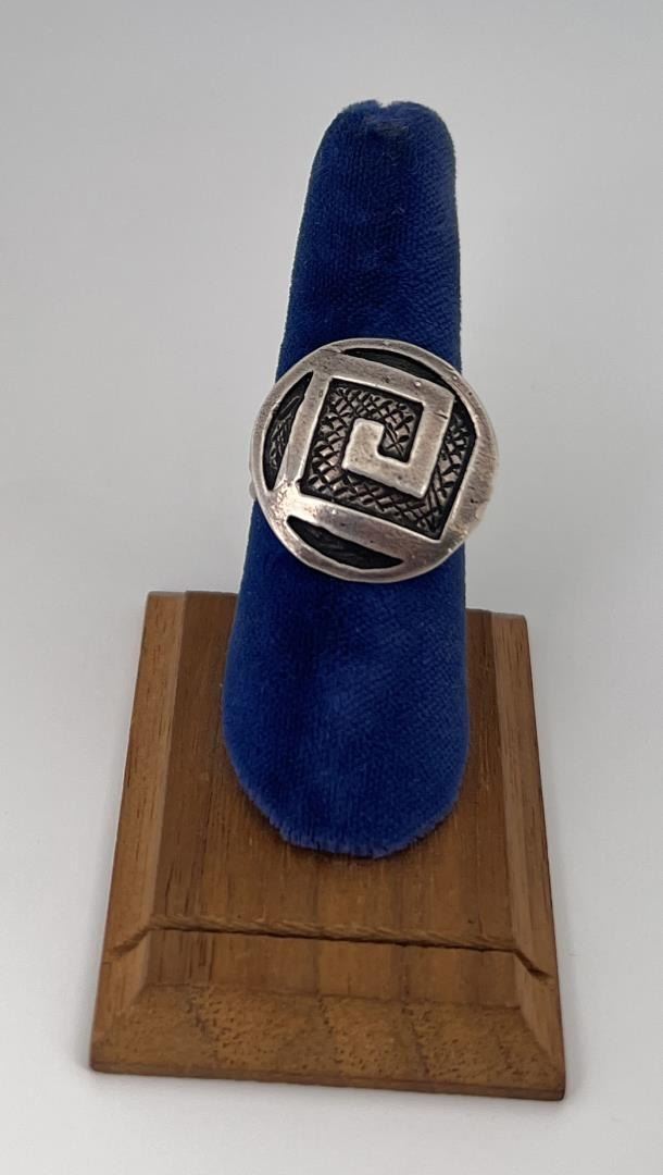 Navajo Sterling Silver Maze Ring