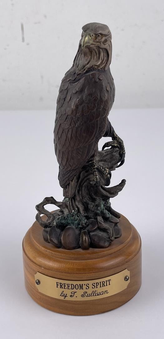 Tim Sullivan Freedom's Spirit Eagle Bronze Montana