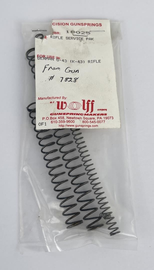 WW2 Spring Set German G43 Rifle