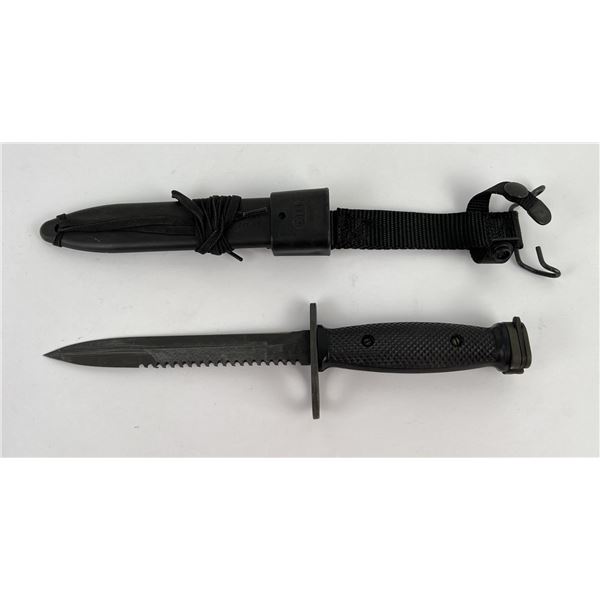 US M7 Imperial Sawback Bayonet with M10 Scabbard