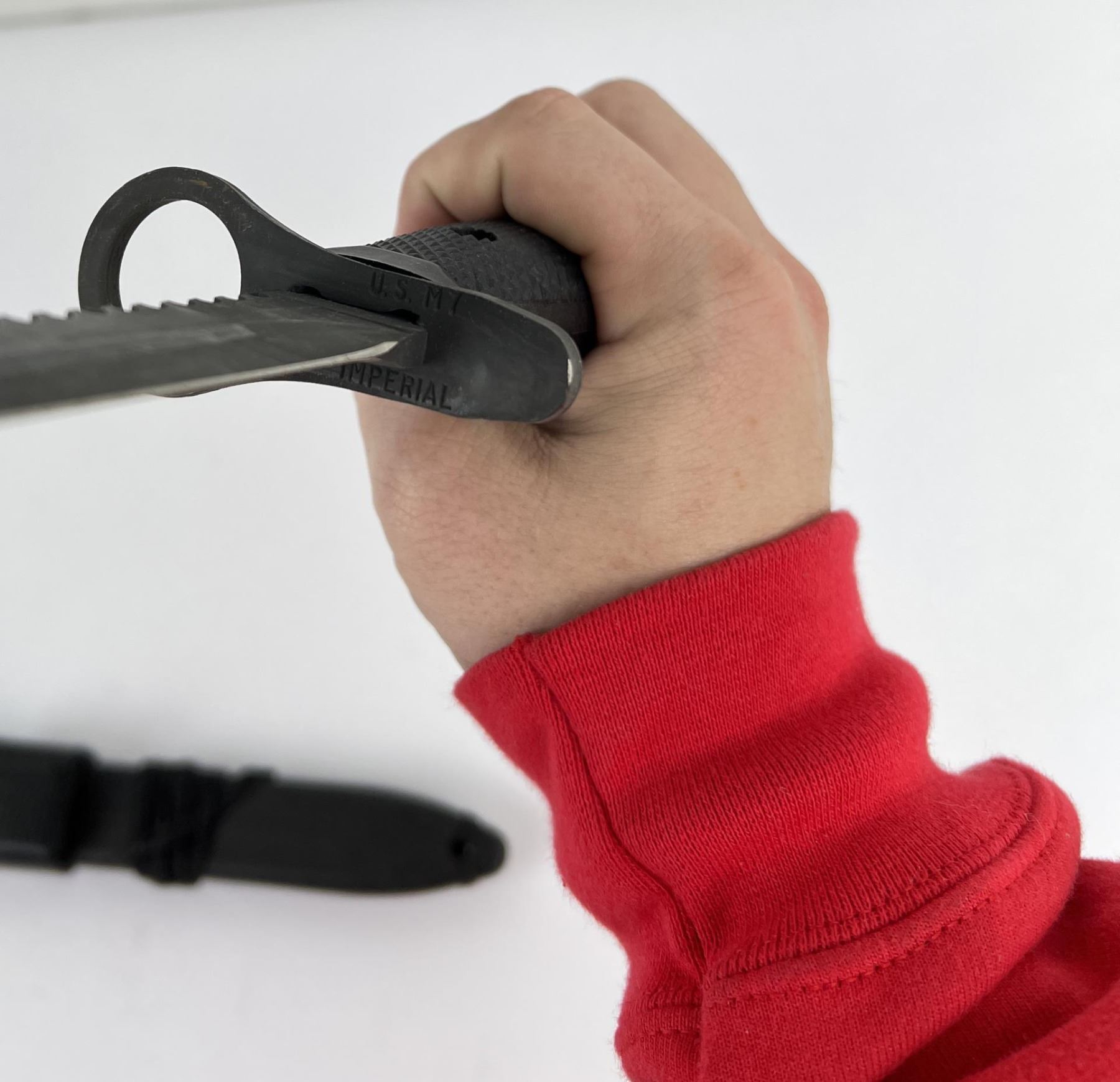 US M7 Imperial Sawback Bayonet with M10 Scabbard