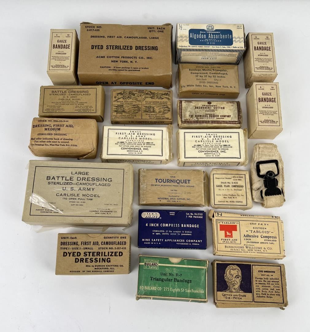 Lot of US Army Assorted Items Combat Medic