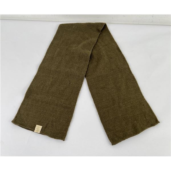 WW2 US Army Officers Wool Winter Scarf