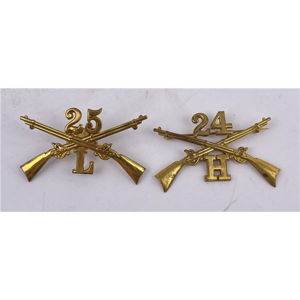 Spanish American War Buffalo Soldier Hat Pins