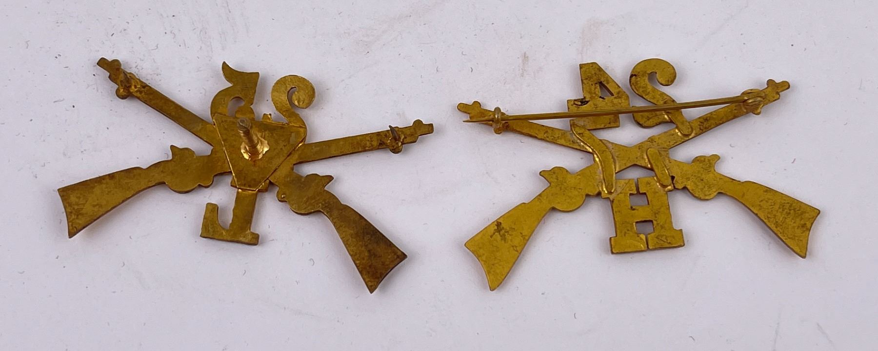 Spanish American War Buffalo Soldier Hat Pins