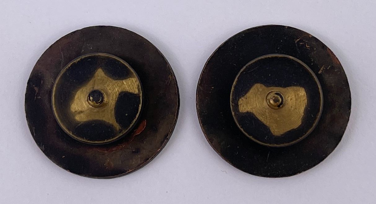 WW1 WWI Original US Marine Corps Collar Discs