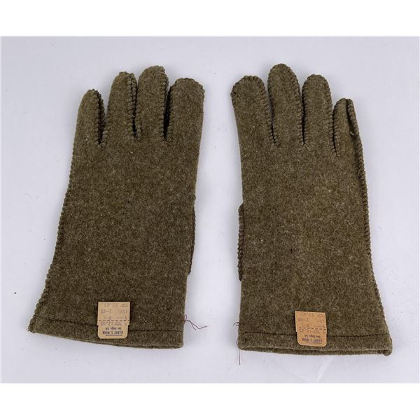 WW2 US Army Wool Gloves