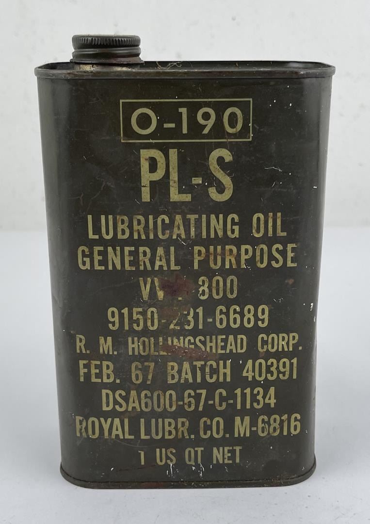 Vietnam War 1967 General Purpose Lubricating Oil