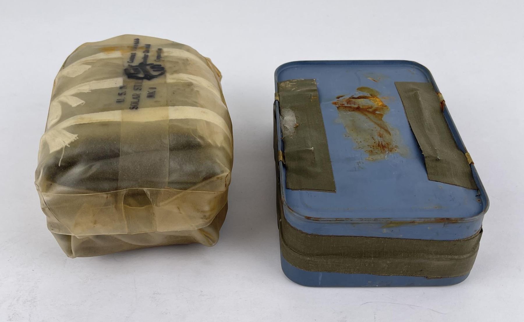 WW2 US Navy Pilot Solar Still Life Raft Kit