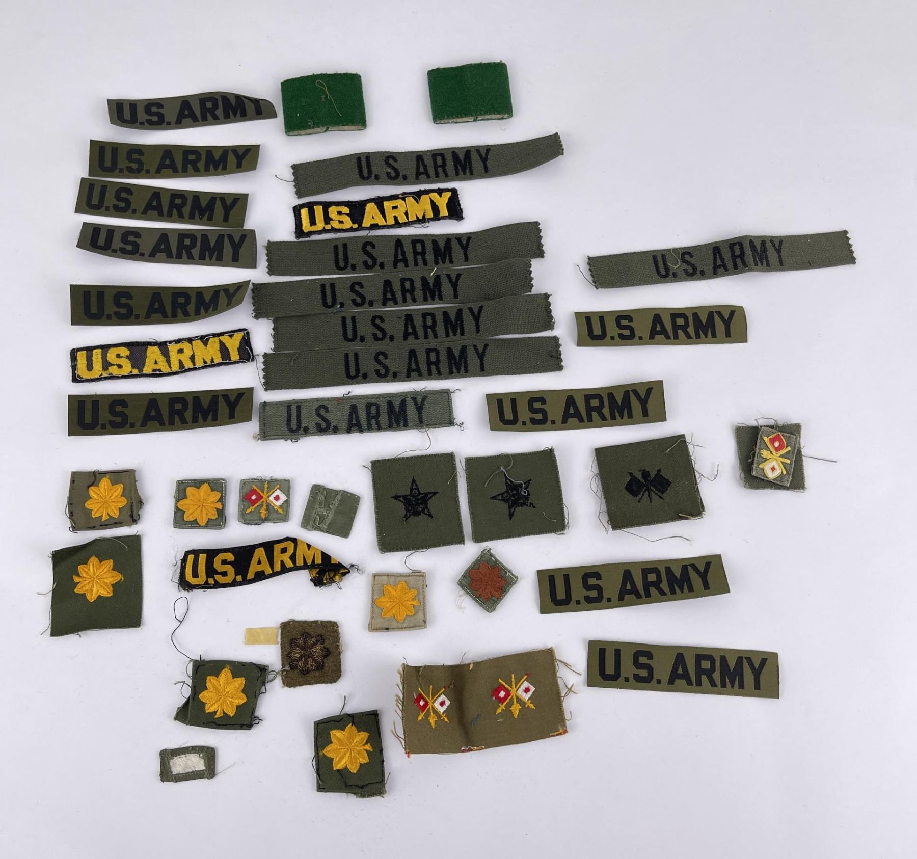 US Army Rank Insignia and Pocket Patches