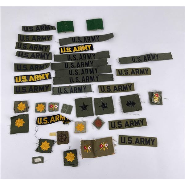 US Army Rank Insignia and Pocket Patches