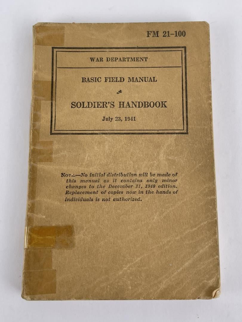 Basic Field Manual Soldiers Handbook