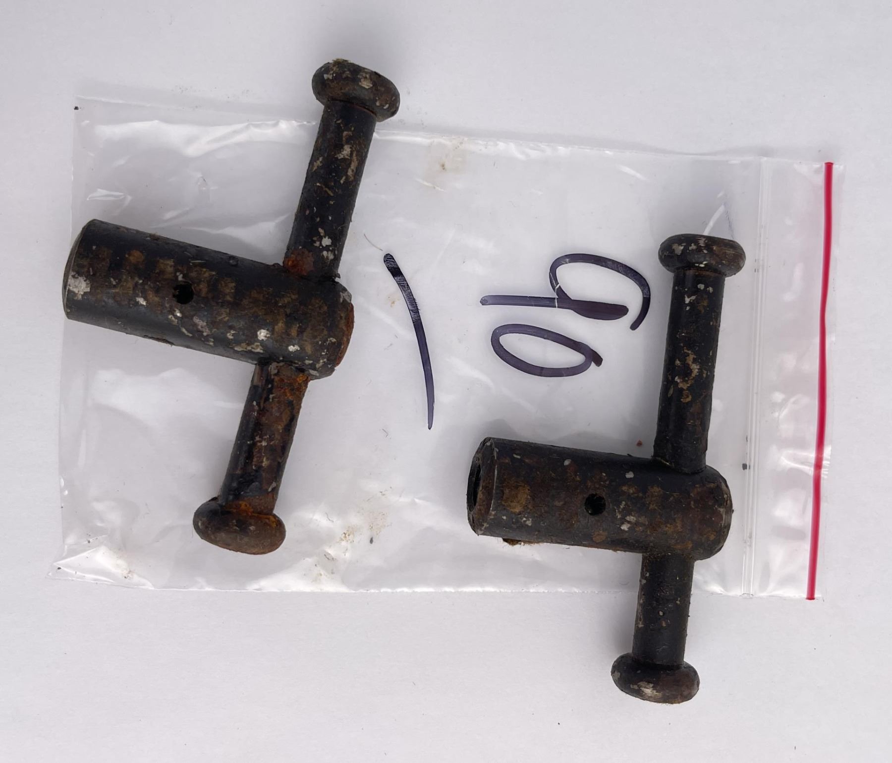 Two WW2 BMG Tripod Lock Clamps