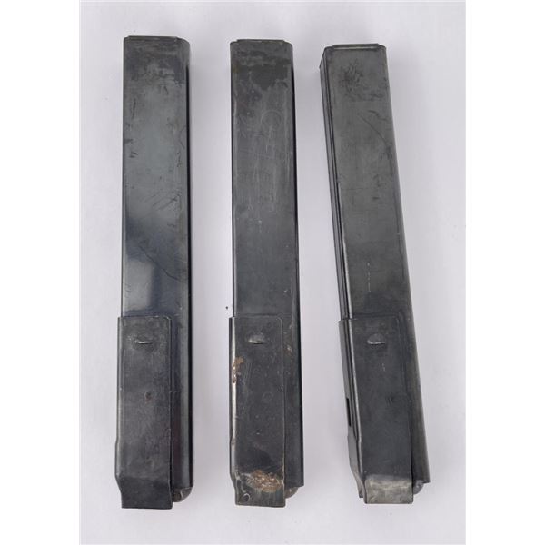 WW2 Lot of 3 M3 / M3A1 SMG Magazines