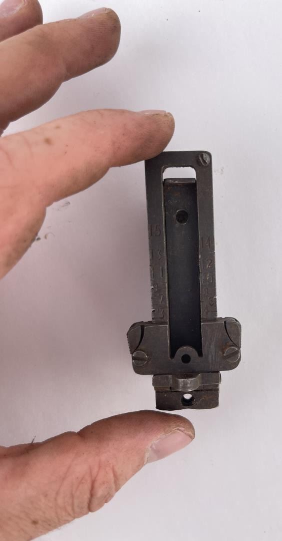 WW2 Japanese Arisaka Rear Rifle Sight