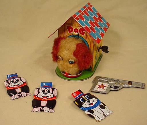 LOT OF VINTAGE TIN TOYS - Incl. Clickers, Wind Up