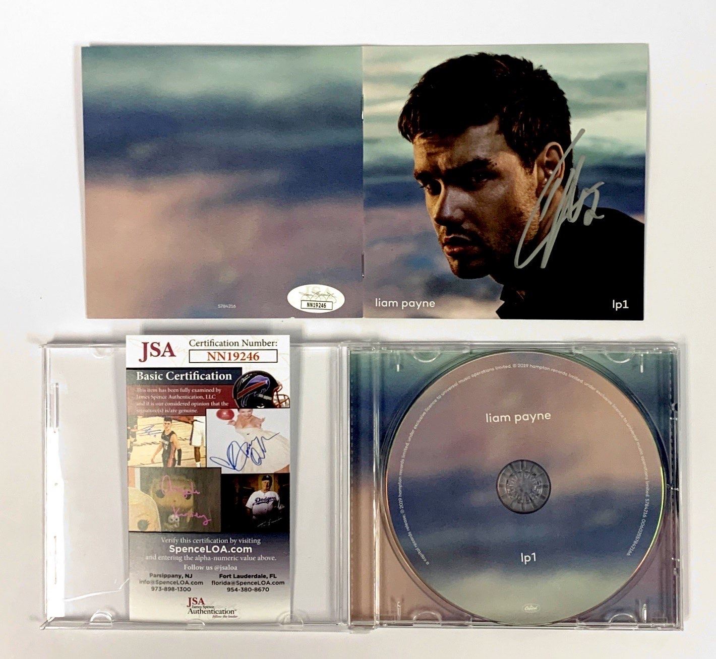Autographed Liam Payne JSA CD Album