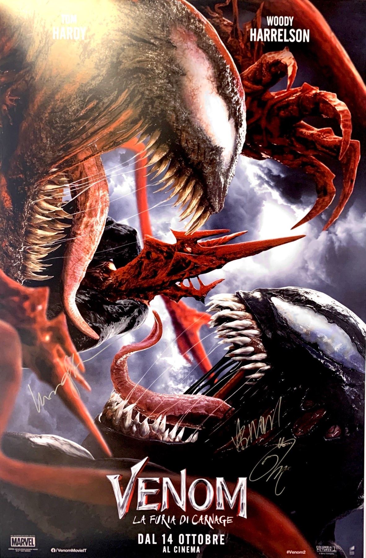 Autographed Venom 2 Poster